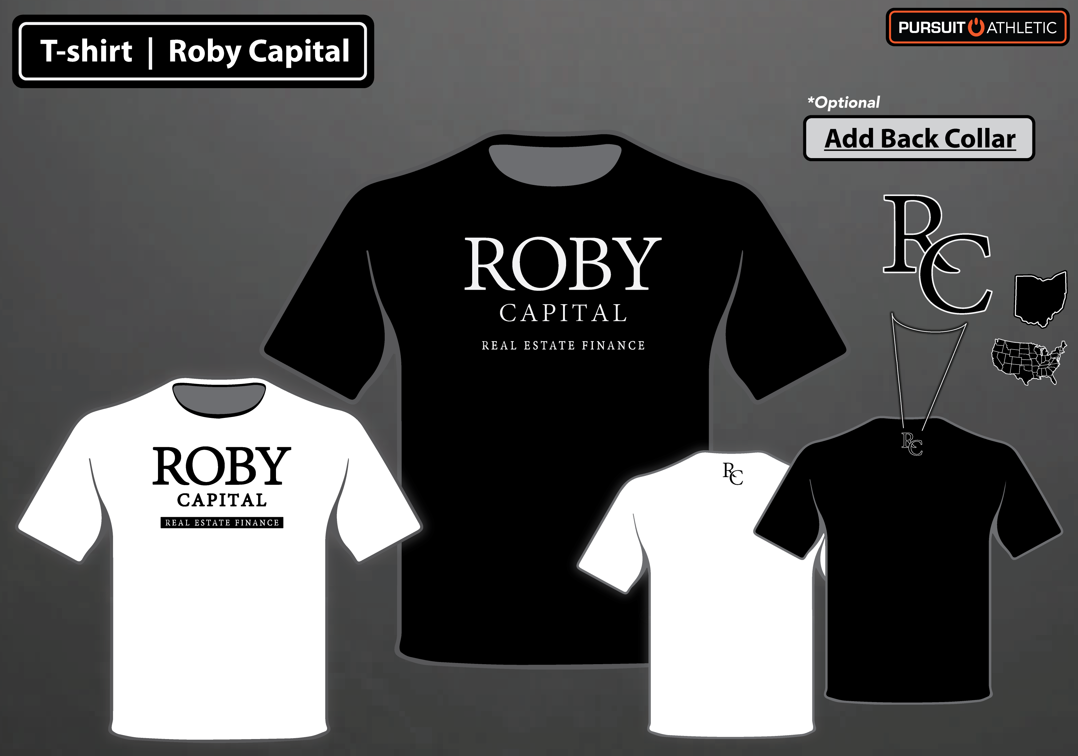 T-SHIRT | Classic Blend | Roby Capital – Pursuit Athletic